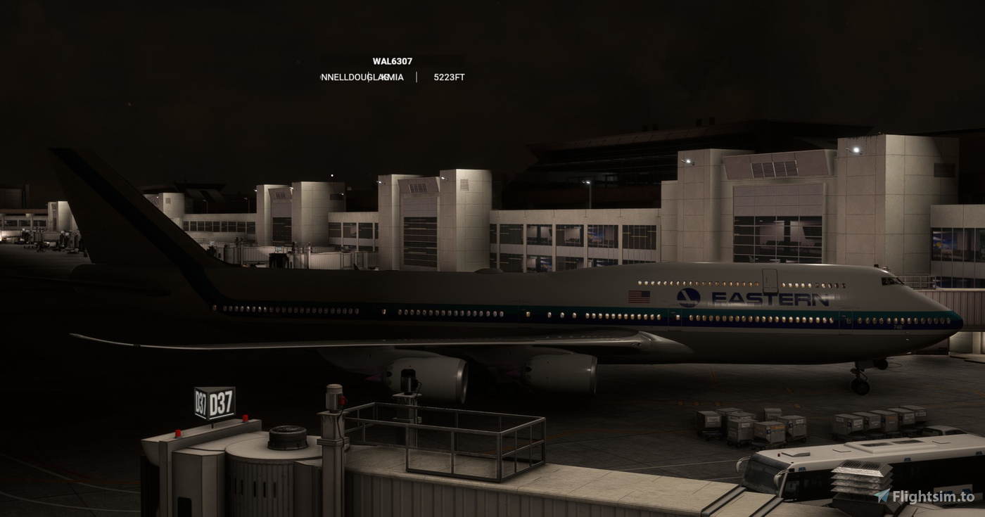 Asobo Boeing 747-8i EASTERN AIRLINES (Fictional) [8K] for Microsoft ...