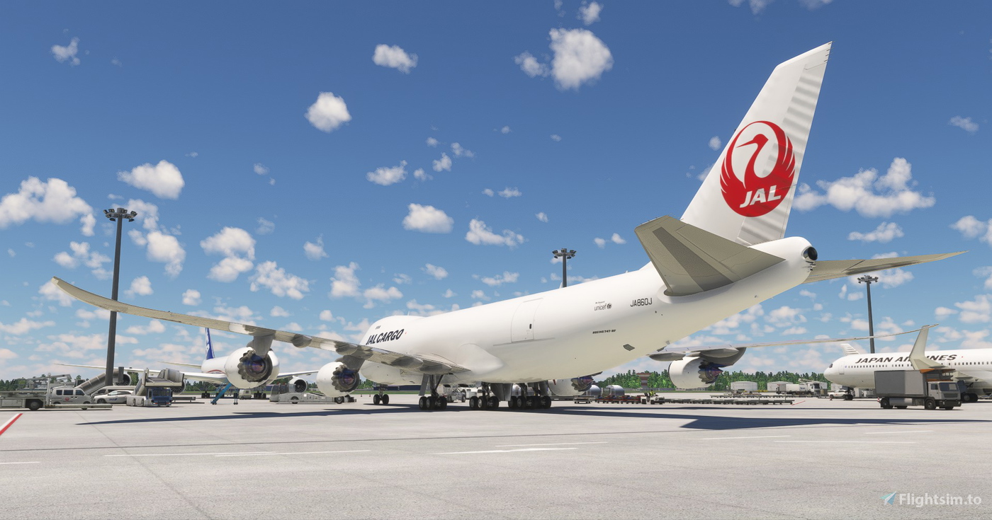Asobo Boeing 747-8F JAL CARGO (Fictional) [8K] for Microsoft Flight Simulator | MSFS