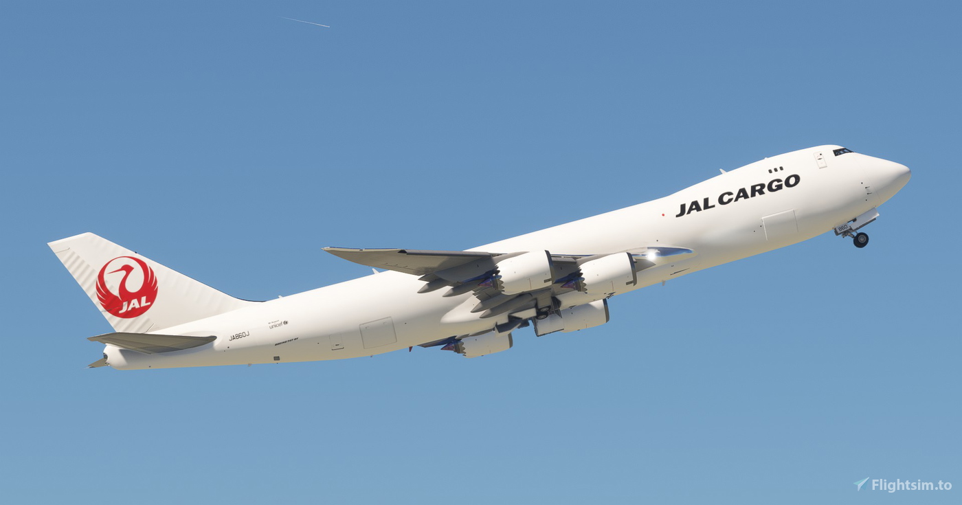 Asobo Boeing 747-8F JAL CARGO (Fictional) [8K] for Microsoft Flight Simulator | MSFS