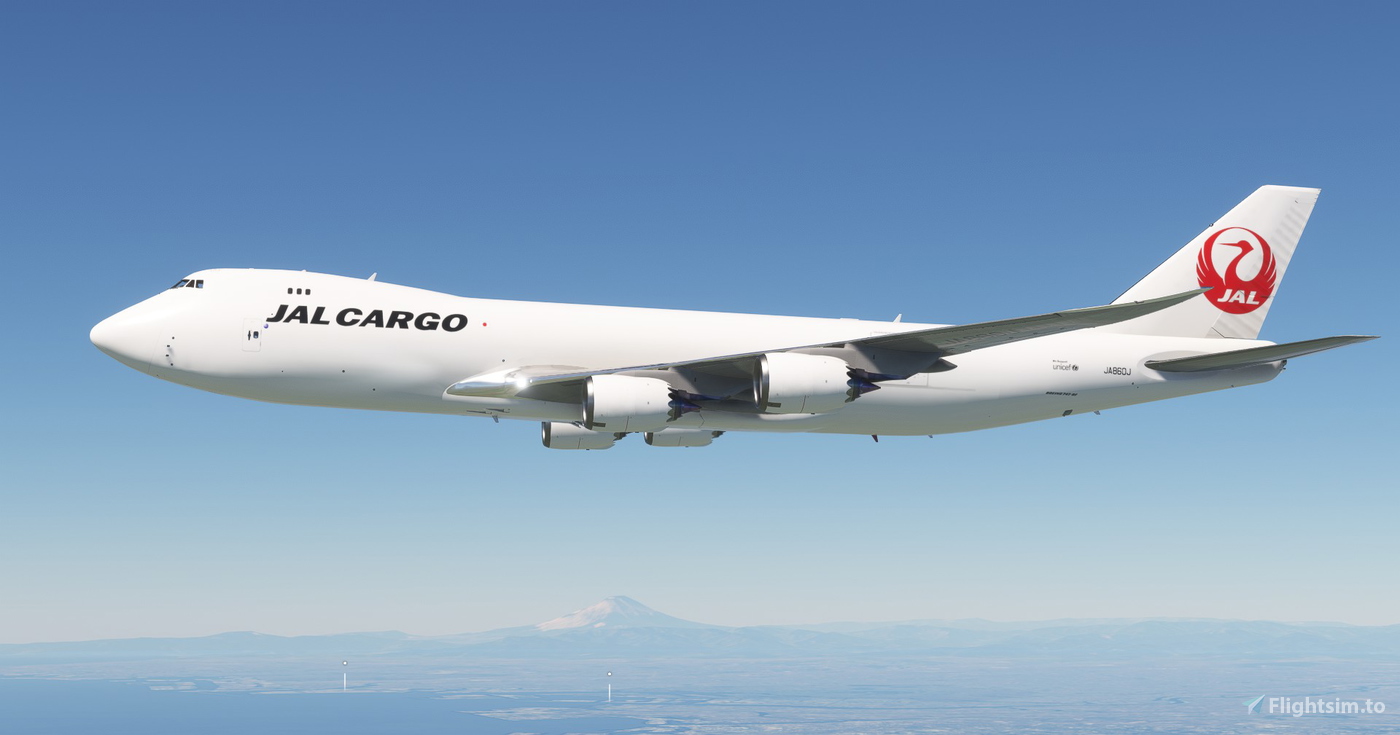 Asobo Boeing 747-8F JAL CARGO (Fictional) [8K] for Microsoft Flight Simulator | MSFS