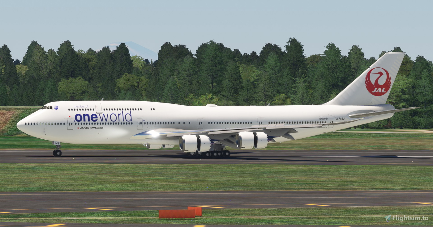 Asobo Boeing 747-8i JAPAN AIRLINES (oneworld Livery)(Fictional) [8K] for Microsoft Flight ...