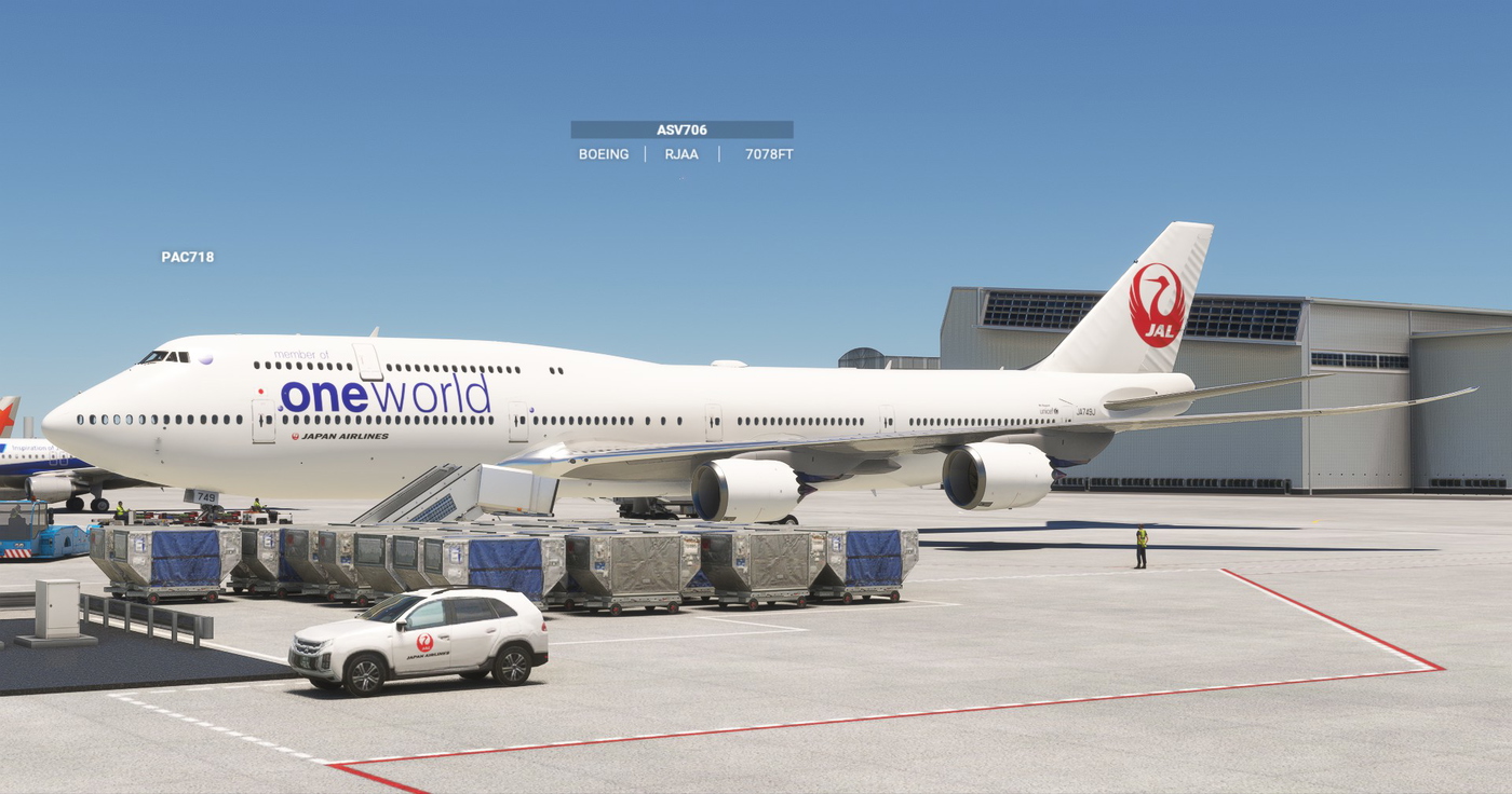Asobo Boeing 747-8i JAPAN AIRLINES (oneworld Livery)(Fictional) [8K ...