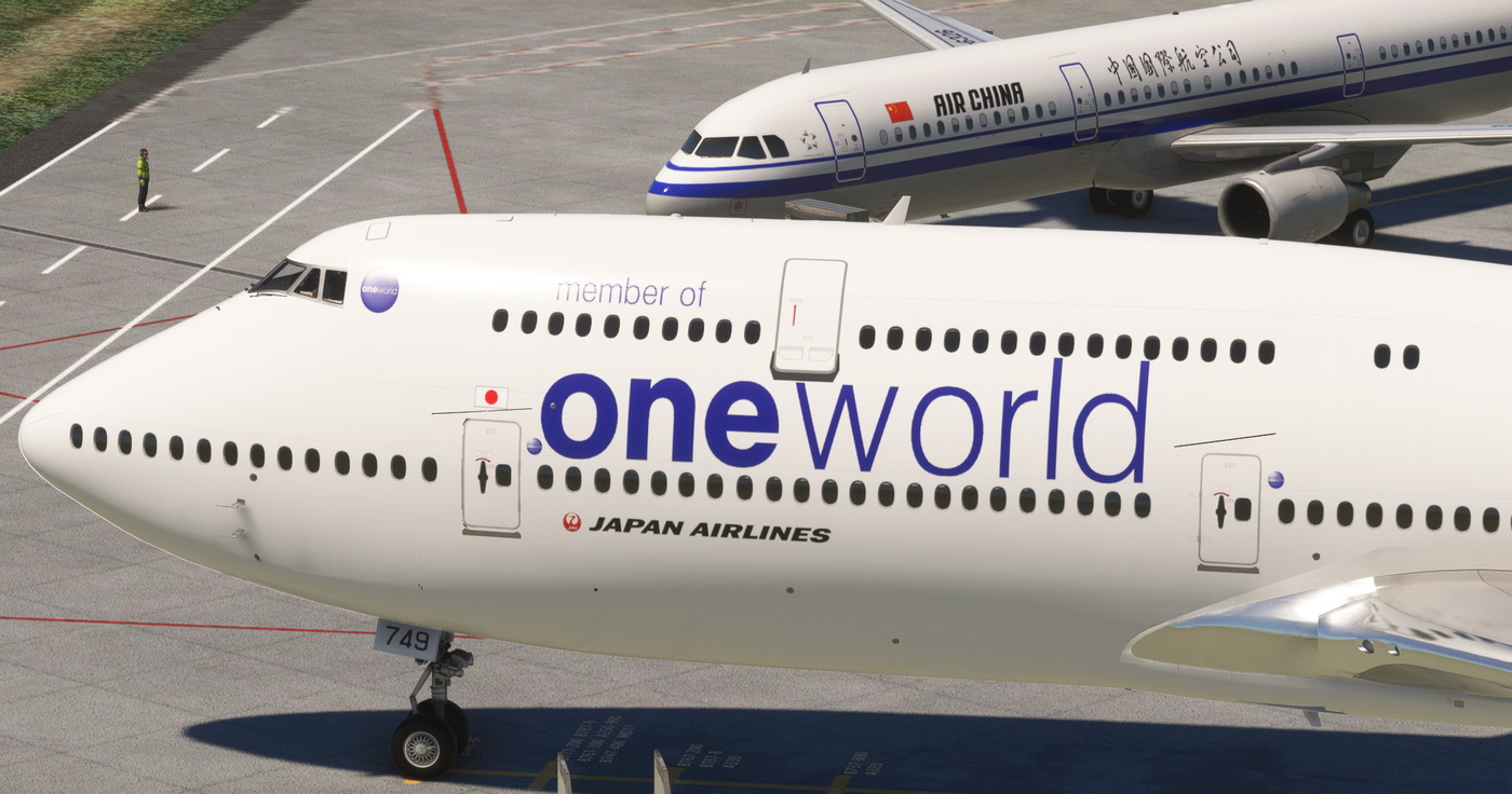Asobo Boeing 747-8i JAPAN AIRLINES (oneworld Livery)(Fictional) [8K ...