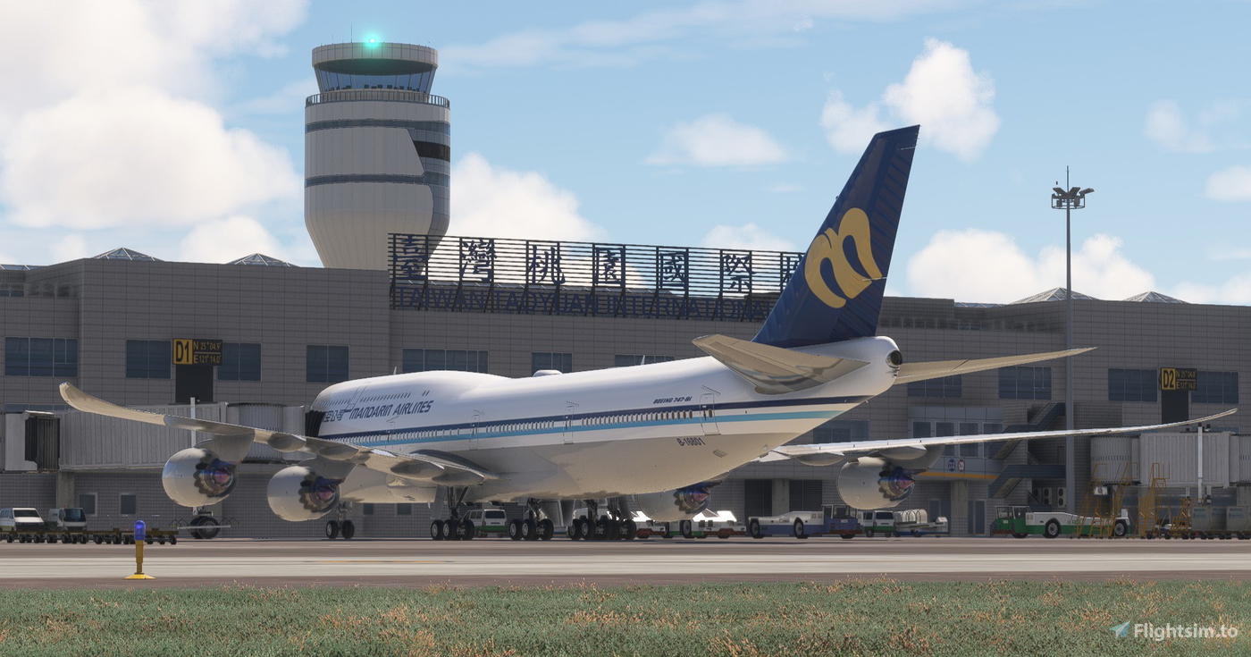 Asobo Boeing 747-8i MANDARIN AIRLINES (OldLivery)(Fictional) [8K] 对于 ...