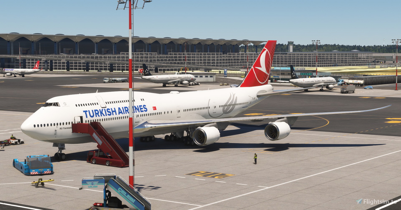 Asobo Boeing 747-8i TURKISH AIRLINES (Fictional) [8K] for Microsoft ...
