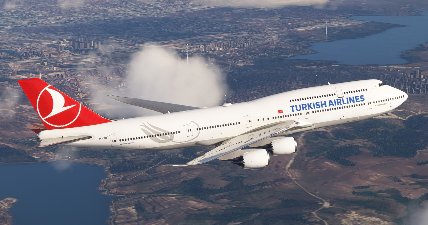 Asobo Boeing 747-8i TURKISH AIRLINES (Fictional) [8K] for Microsoft ...