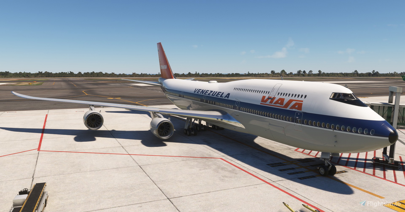 Asobo Boeing 747-8i VIASA (1970~80's)(OldLivery) (Fictional) [8K] 对于 ...