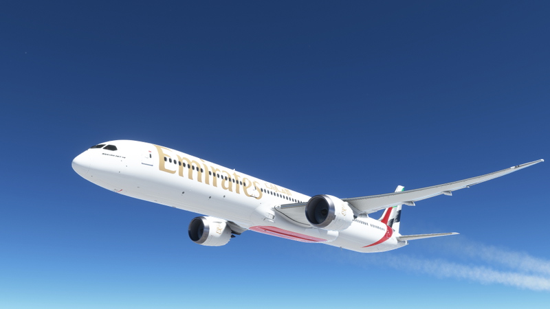 Asobo Boeing 787-10 Emirates New Livery 8K for Microsoft Flight ...