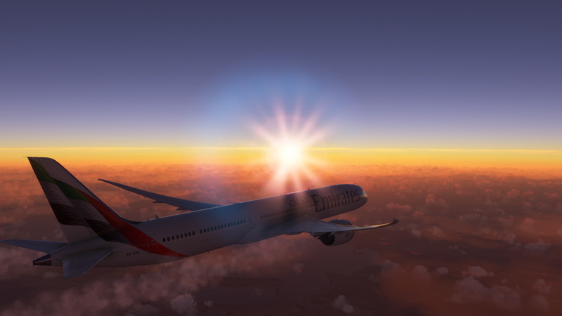 Asobo Boeing 787-10 Emirates New Livery 8K for Microsoft Flight ...