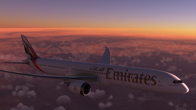 Asobo Boeing 787-10 Emirates New Livery 8K for Microsoft Flight ...