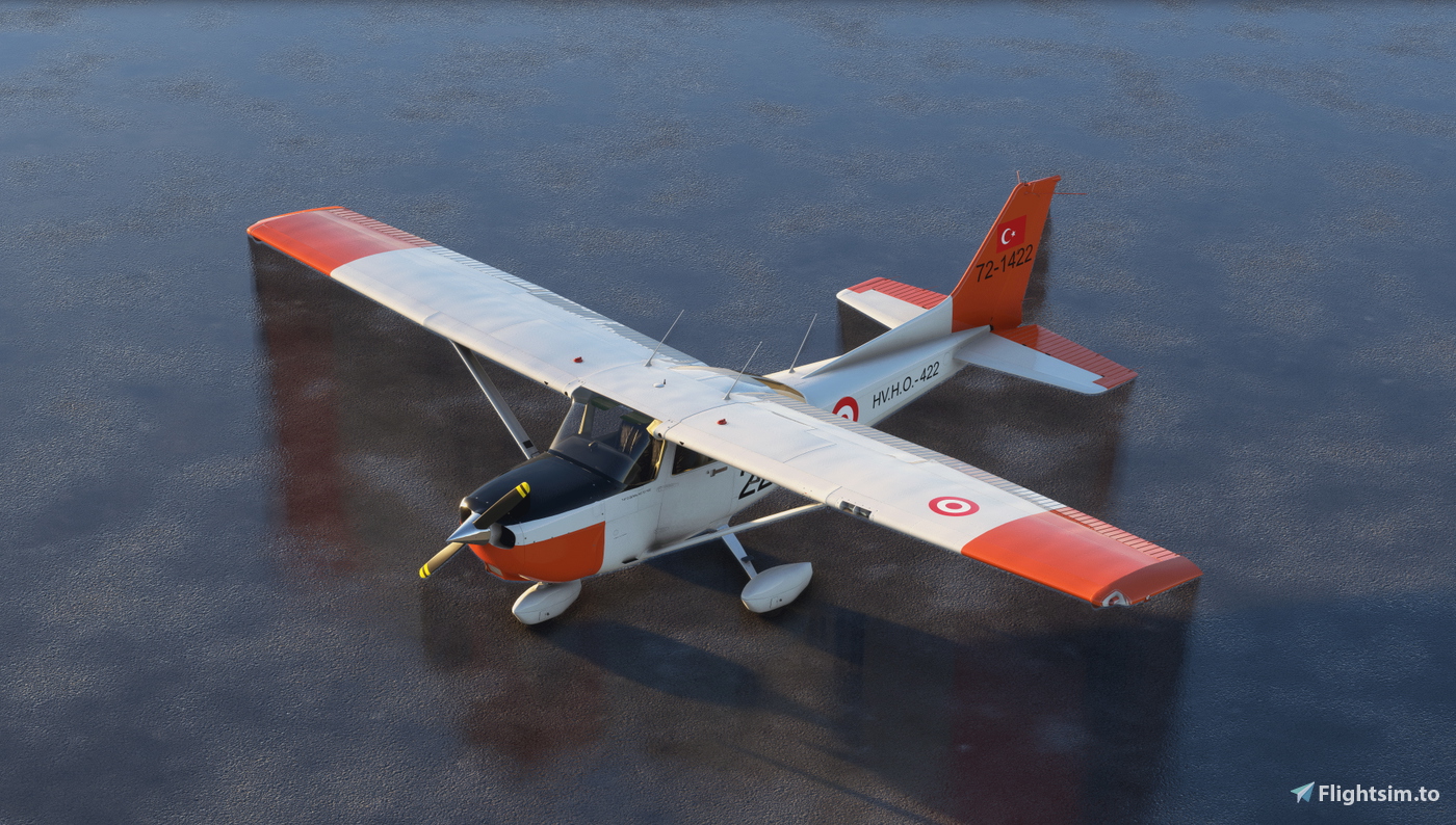 Asobo C172 - TUAF Academy 126. Filo "SERÇE" (8K) 对于 Microsoft Flight ...