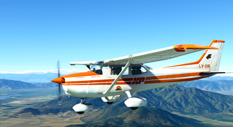 Asobo C172 G1000 Patagonia Bush Pilots LV-OIR for Microsoft Flight ...