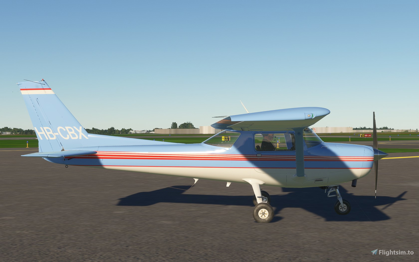 Asobo Cessna 152 HB-CBX pour Microsoft Flight Simulator | MSFS