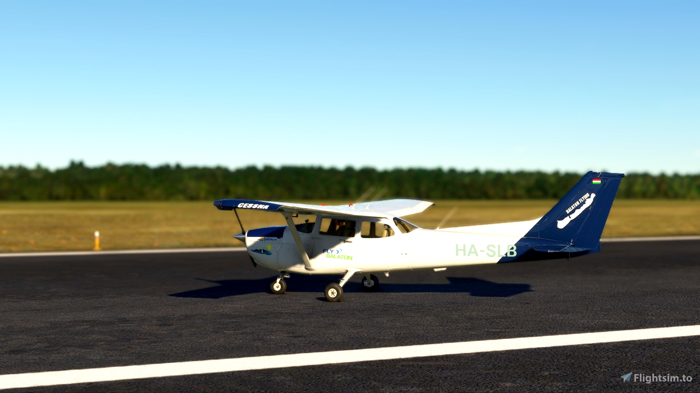 Asobo Cessna C172SP - Fictional Balaton Flying Livery "Custom Reg" for ...