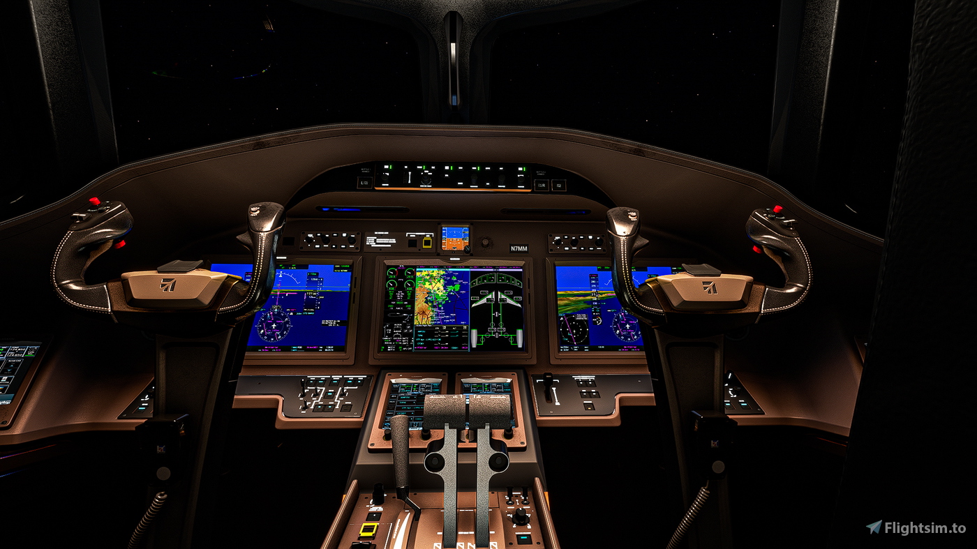 Asobo Longitude Four Seasons & Anastasia Beige Black Cockpit for ...