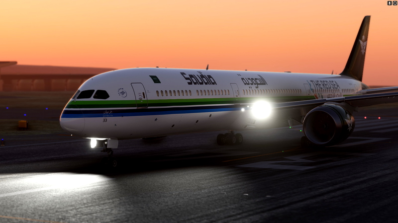 (Asobo) Saudia 2023 "The Red Sea" | 787-10 (HZ-AR33) for Microsoft Flight Simulator | MSFS