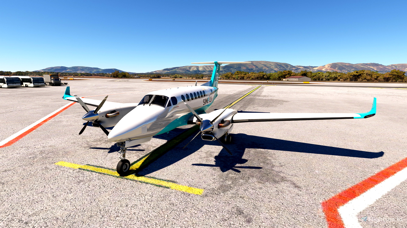 [ASOBO] SimFly B350 King Air livery for Microsoft Flight Simulator | MSFS