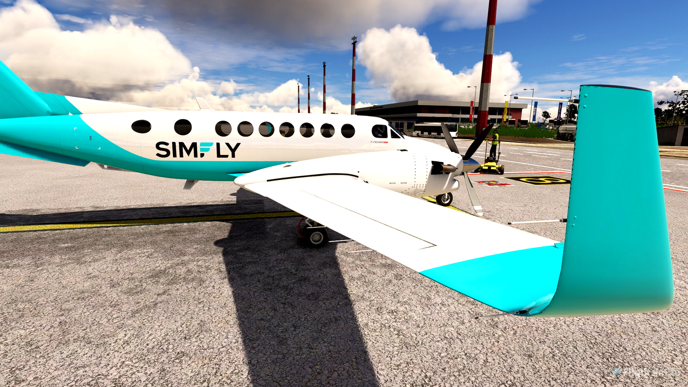 [ASOBO] SimFly B350 King Air livery for Microsoft Flight Simulator | MSFS