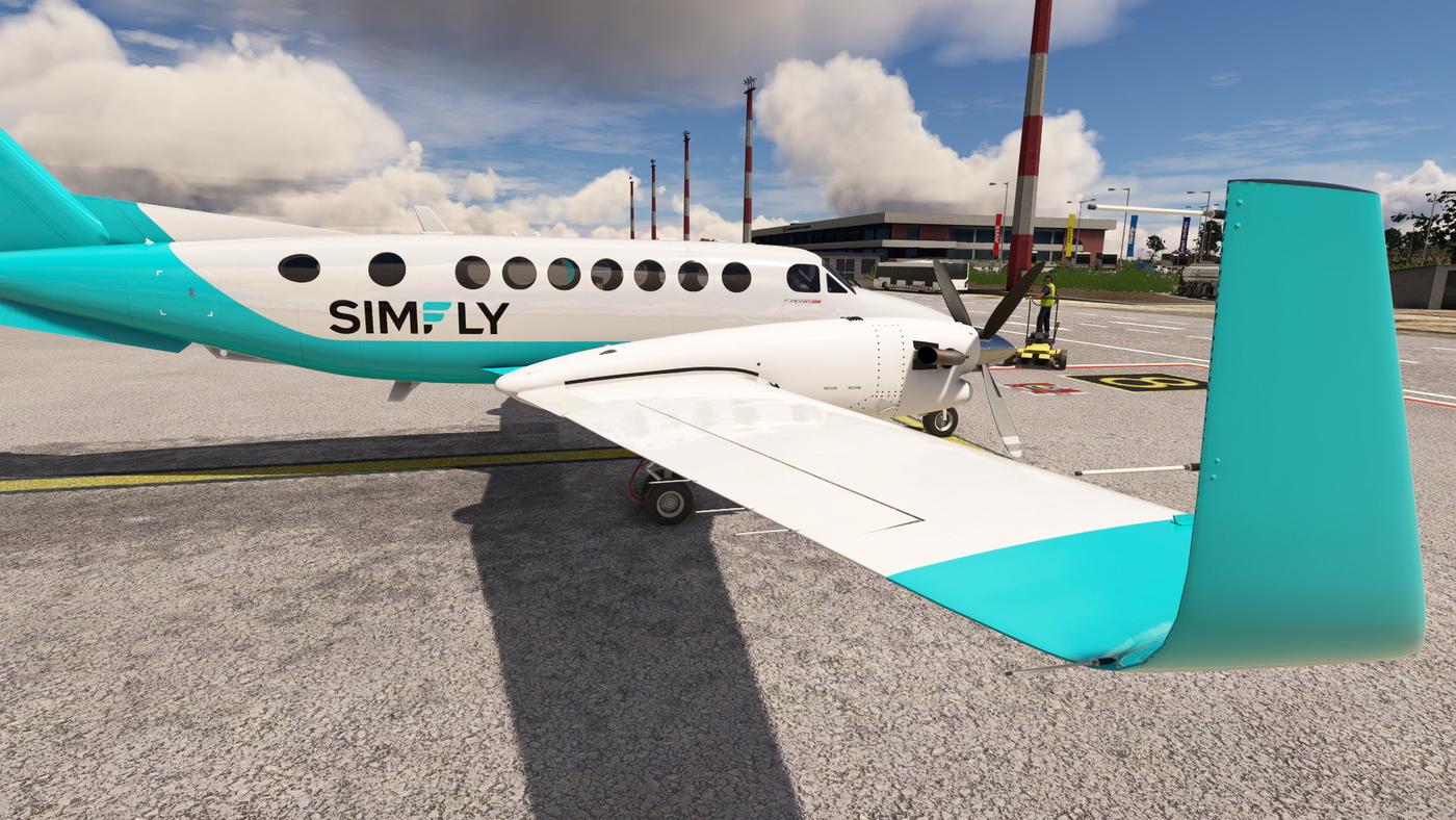 [ASOBO] SimFly B350 King Air livery for Microsoft Flight Simulator | MSFS