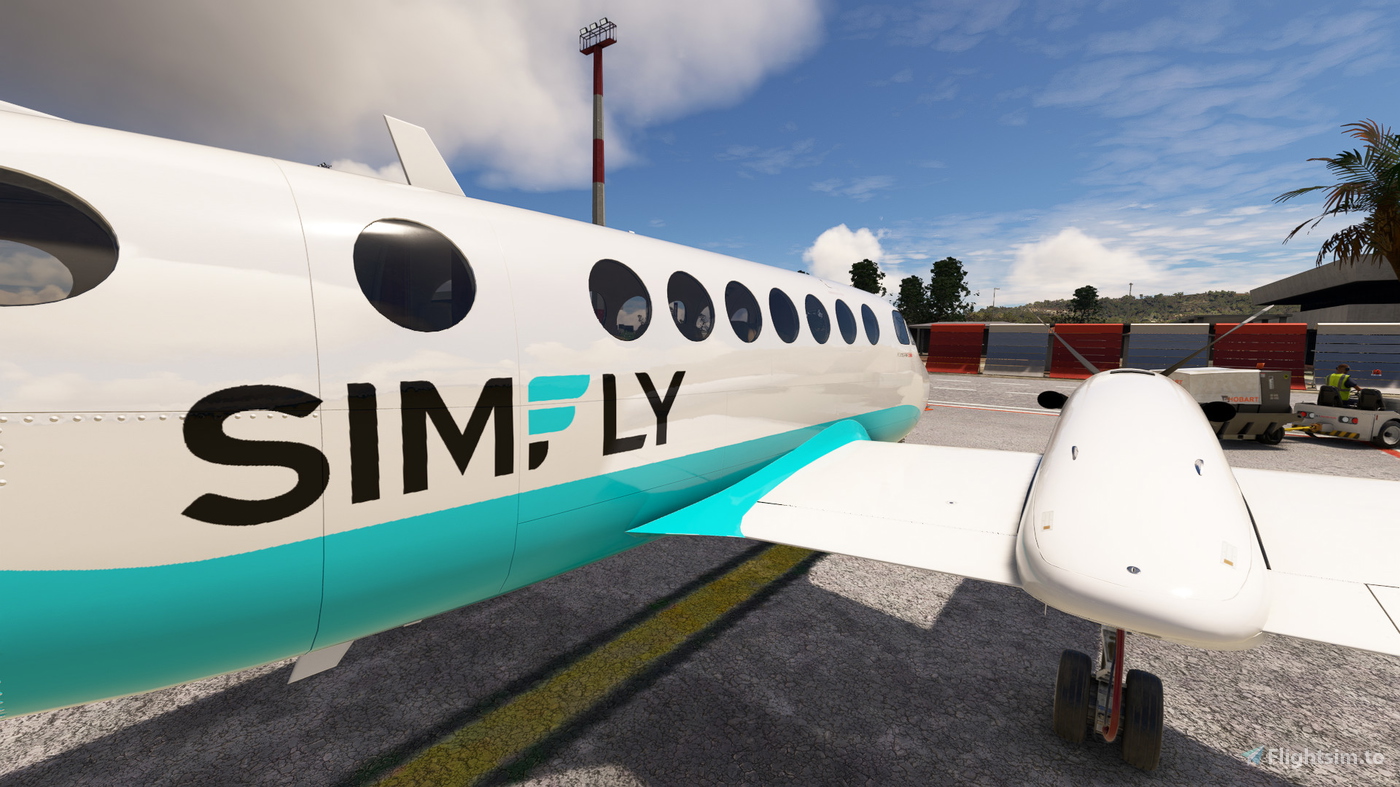 [ASOBO] SimFly B350 King Air livery pour Microsoft Flight Simulator | MSFS