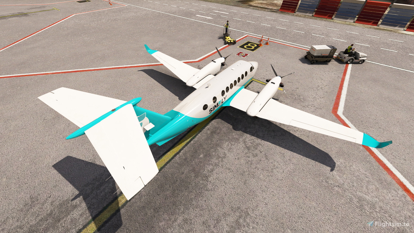[ASOBO] SimFly B350 King Air livery pour Microsoft Flight Simulator | MSFS