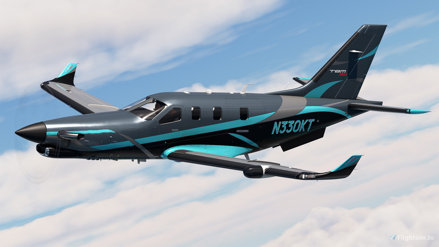 Asobo TBM 930 - N330KT (Dynamic Registration) for Microsoft Flight ...