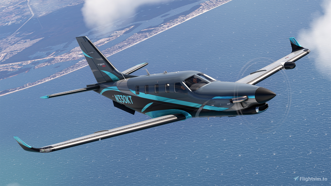 Asobo TBM 930 - N330KT (Dynamic Registration) for Microsoft Flight ...
