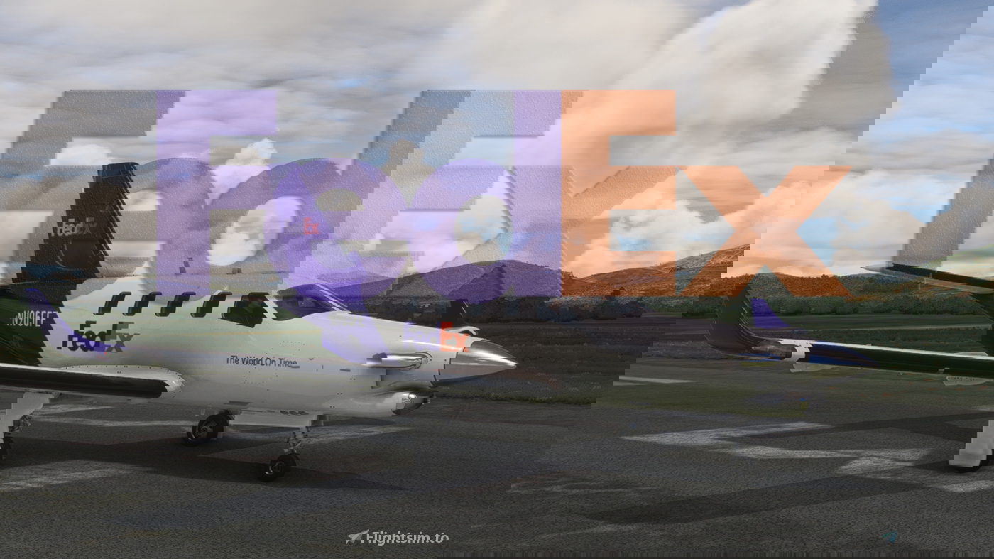 Asobo/Daher TBM930 FedEx "N905FE" (Fictional) for Microsoft Flight Simulator | MSFS