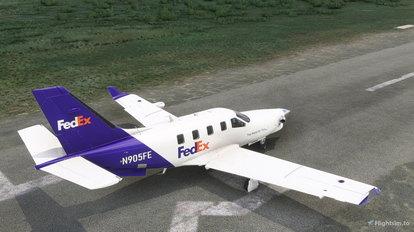 Asobo/Daher TBM930 FedEx "N905FE" (Fictional) for Microsoft Flight ...