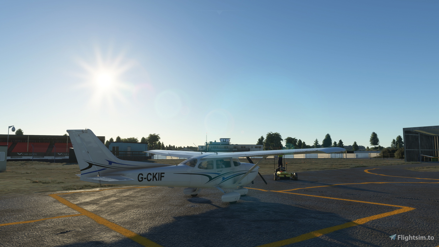 Asobos C172 G1000 Livery G-CKIF for Microsoft Flight Simulator | MSFS