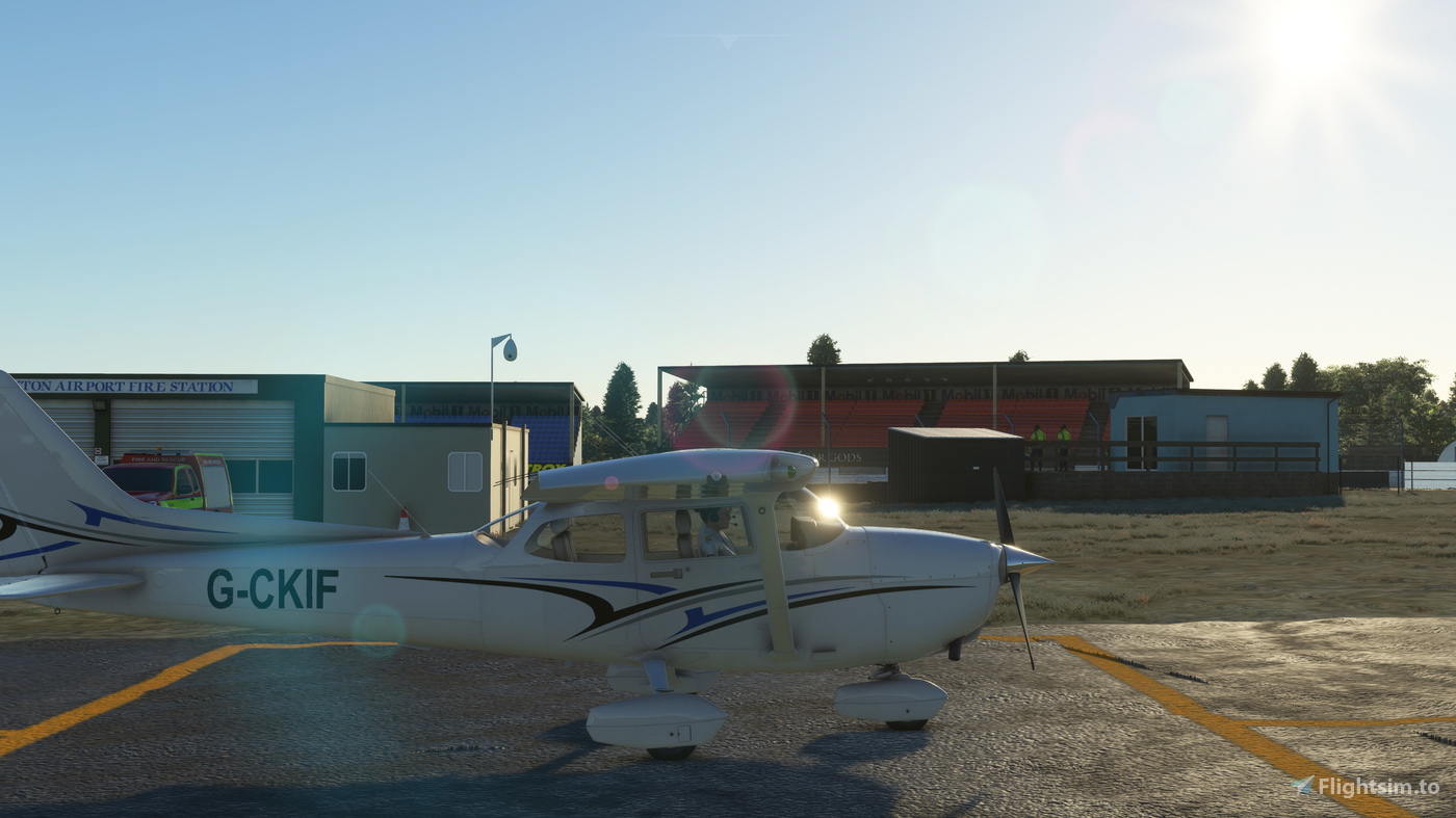 Asobos C172 G1000 Livery G-CKIF for Microsoft Flight Simulator | MSFS