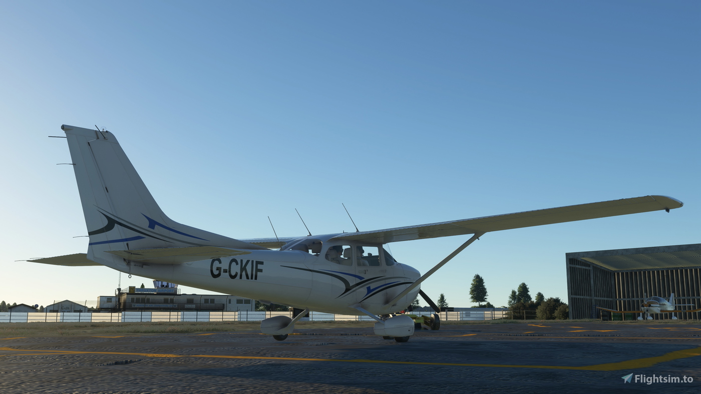 Asobos C172 G1000 Livery G-CKIF for Microsoft Flight Simulator | MSFS