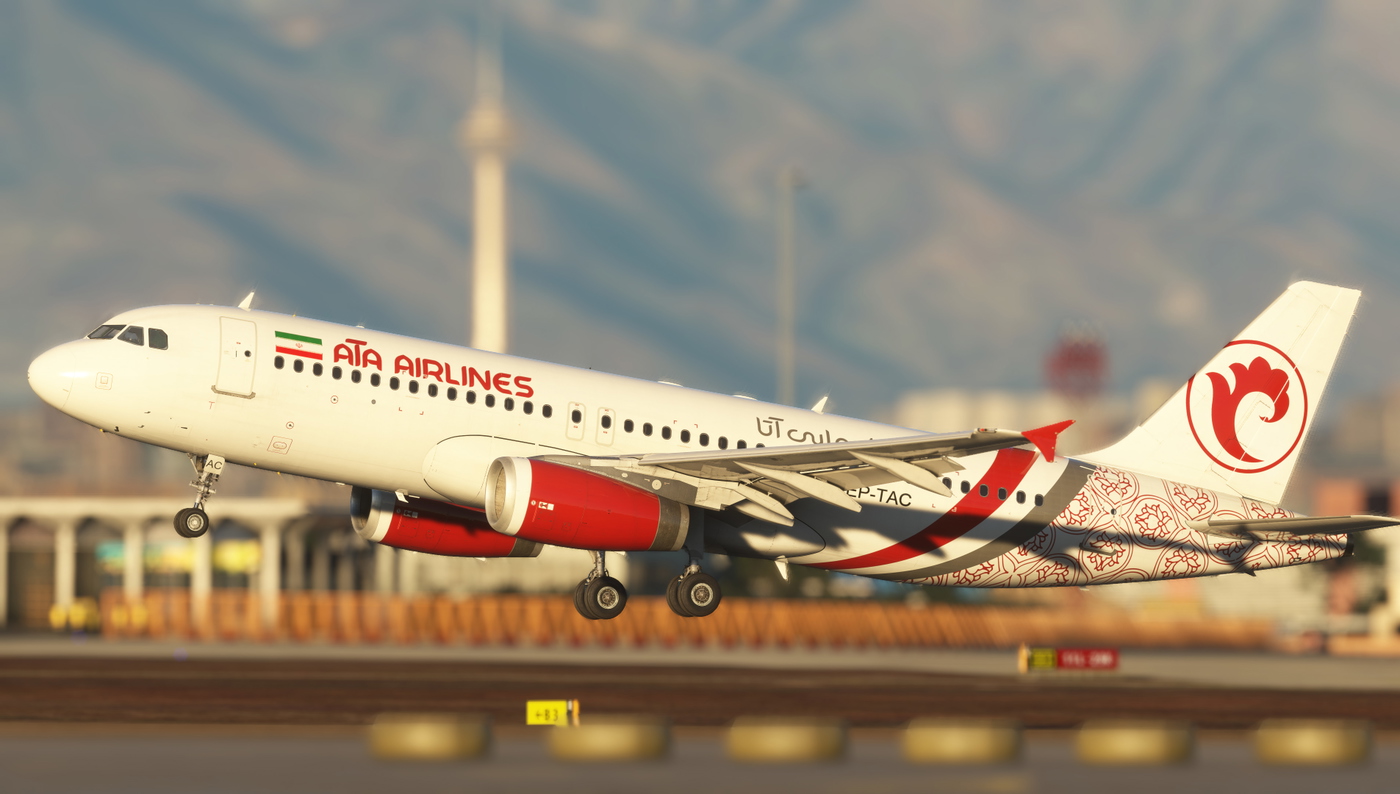 ATA Airlines (EP-TAC) New Livery Airbus A320 IAE - 8K for Microsoft ...