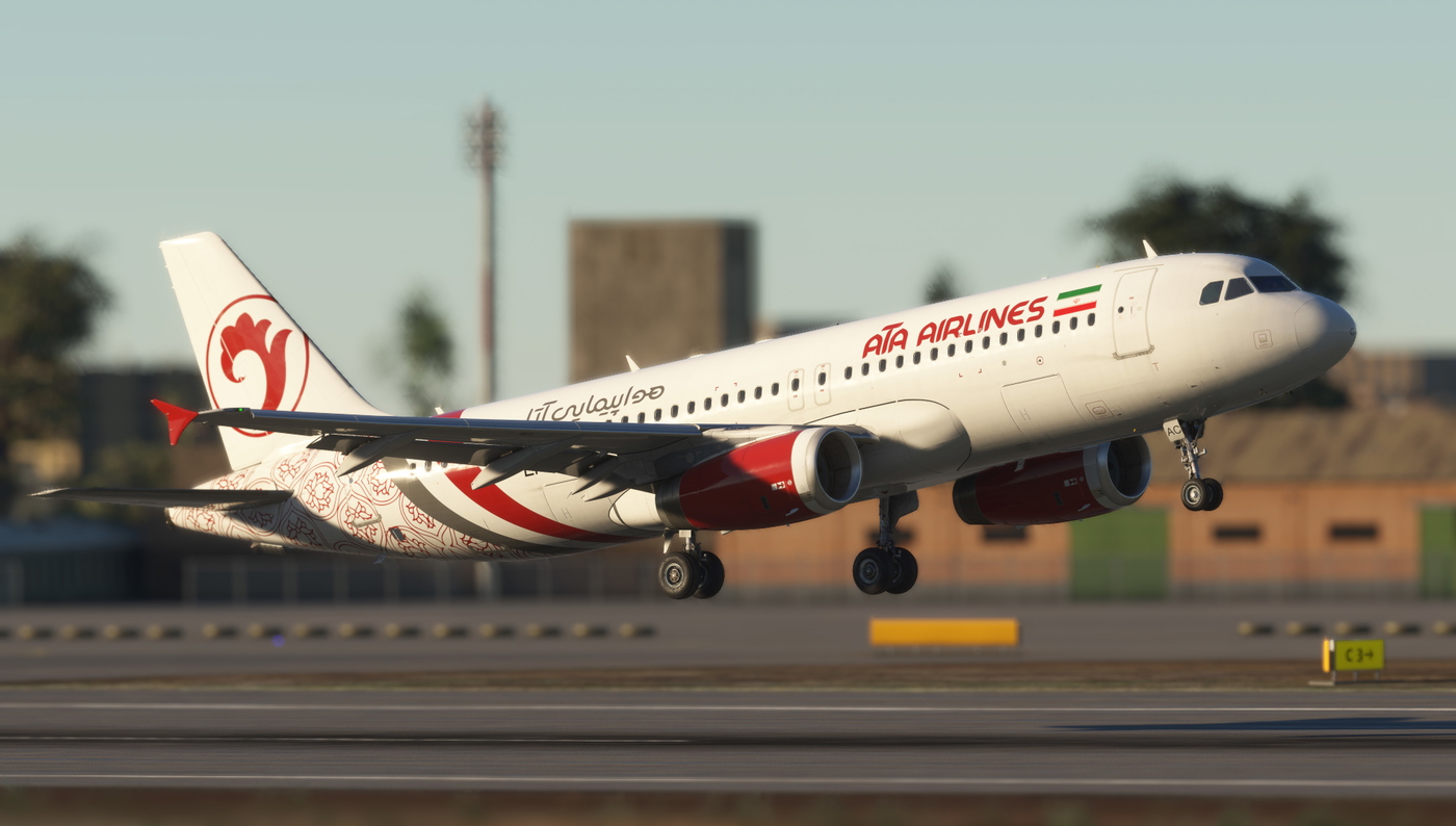 ATA Airlines (EP-TAC) New Livery Airbus A320 IAE - 8K for Microsoft ...