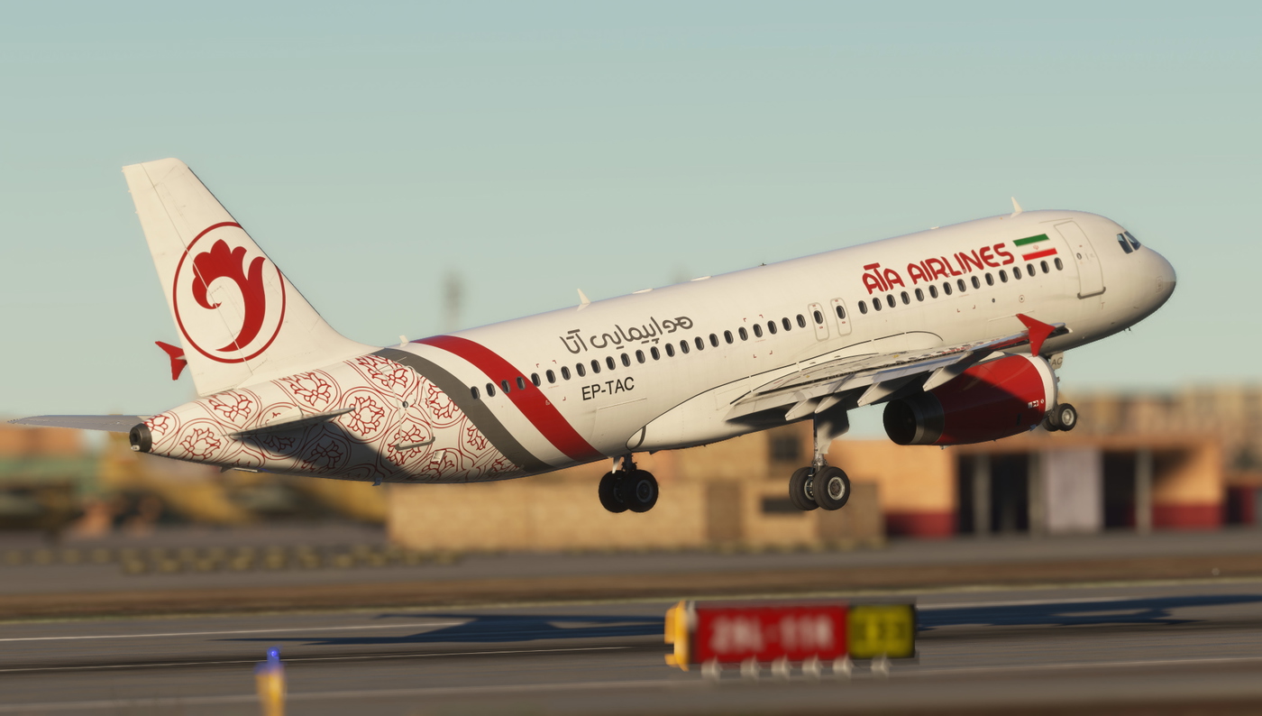 ATA Airlines (EP-TAC) New Livery Airbus A320 IAE - 8K for Microsoft ...