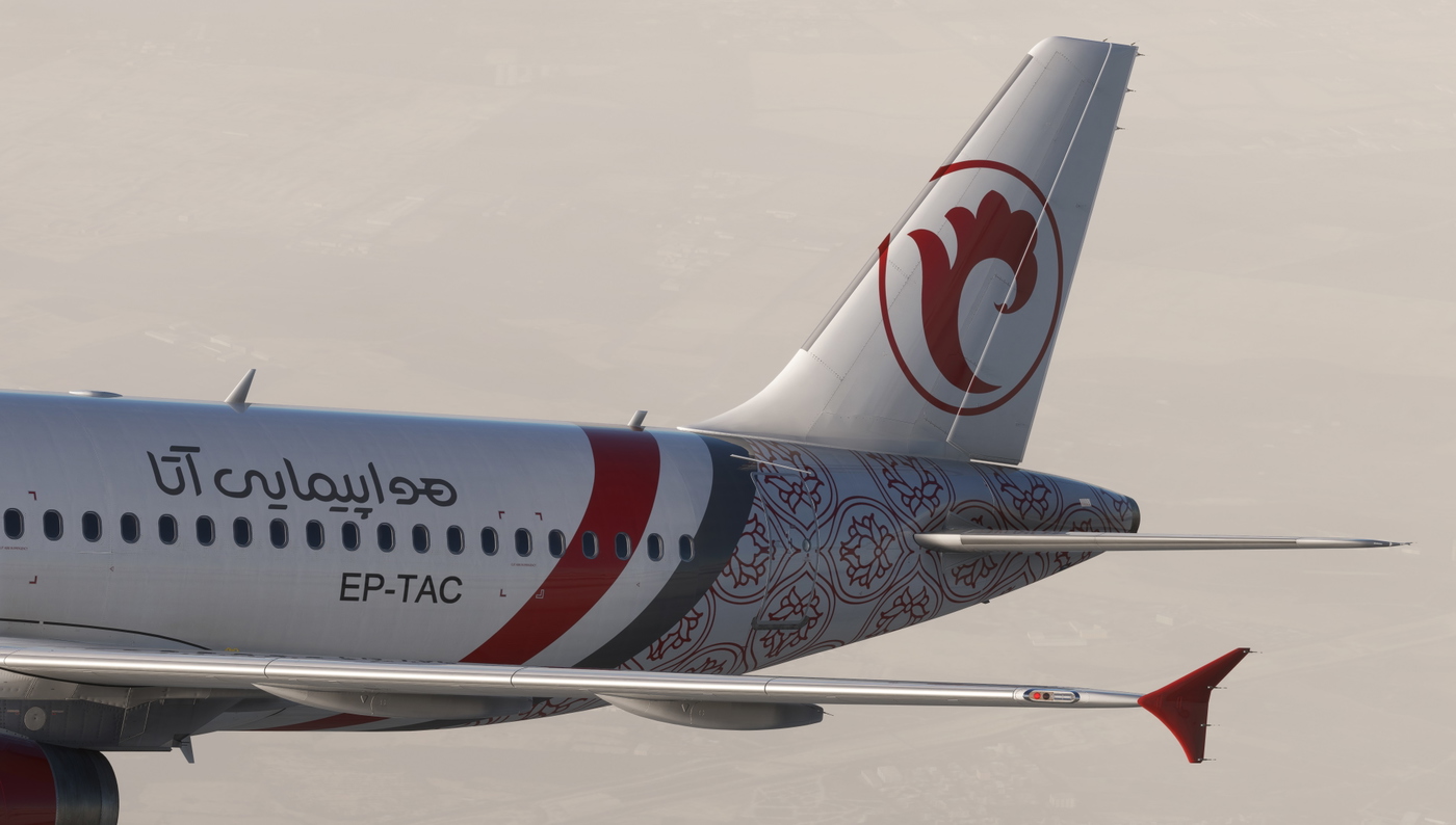 ATA Airlines (EP-TAC) New Livery Airbus A320 IAE - 8K for Microsoft ...