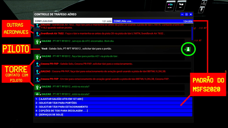 ATC - Colorful Messages for Microsoft Flight Simulator | MSFS