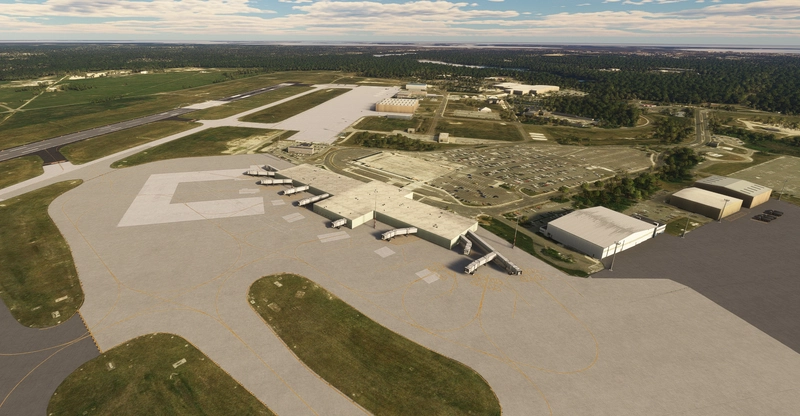 Atlantic City ANG Base - KACY - USA for Microsoft Flight Simulator | MSFS