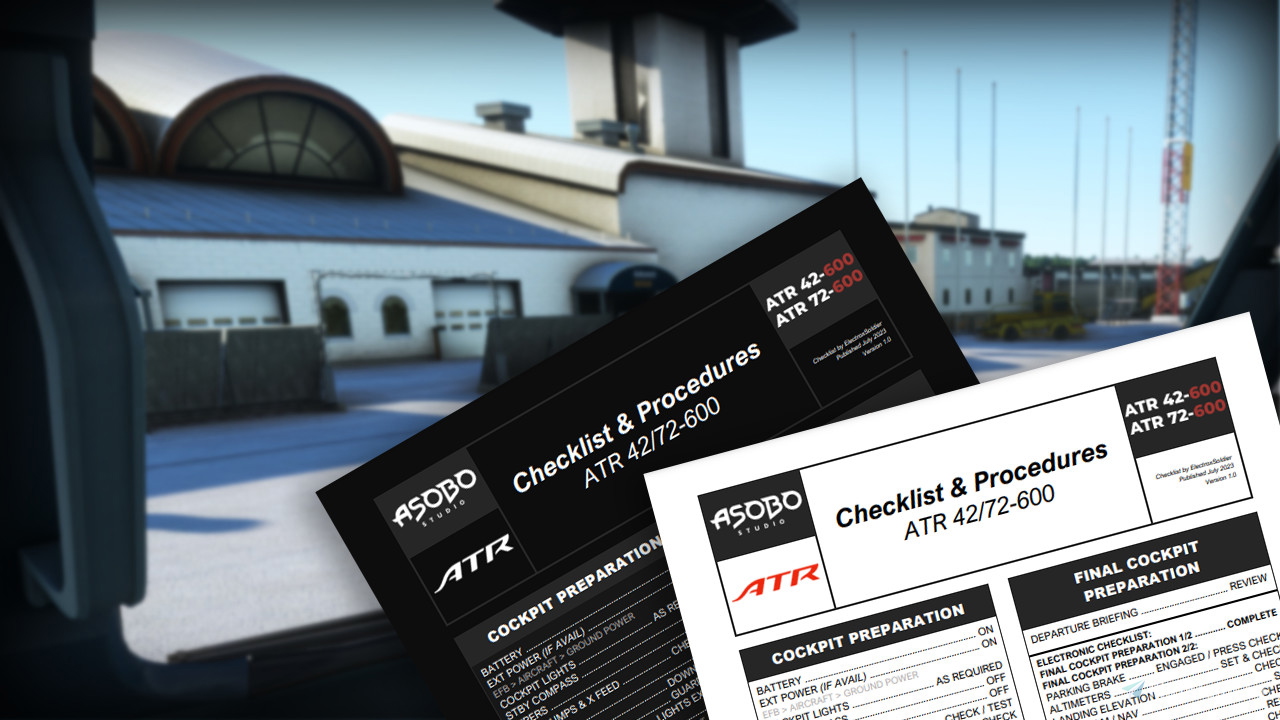 ATR 42/72-600 Checklist for Microsoft Flight Simulator | MSFS