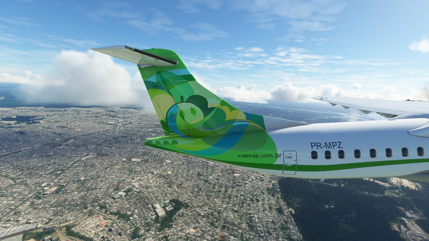 ATR 72-600 MAP PR-MPZ NOVA for Microsoft Flight Simulator | MSFS