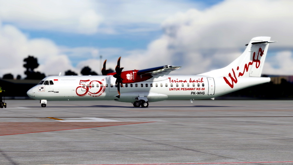 ATR 72-600 Wings Air "80th ATR" Special Livery PK-WJQ/F-WWEM | 8K for ...