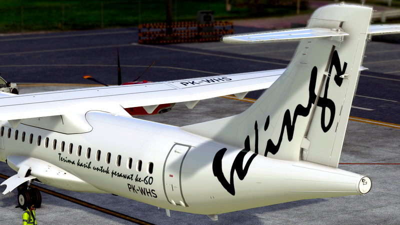 ATR 72-600 Wings Air "60th ATR" Special Livery PK-WHS | 8K for ...