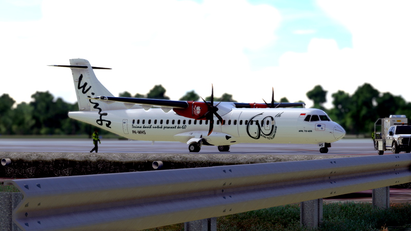 ATR 72-600 Wings Air "60th ATR" Special Livery PK-WHS | 8K for ...