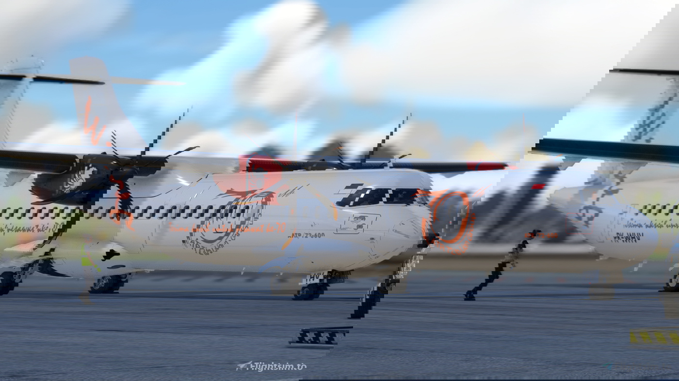 ATR 72-600 Wings Air "70th ATR" Special Livery PK-WHV | 8K for ...