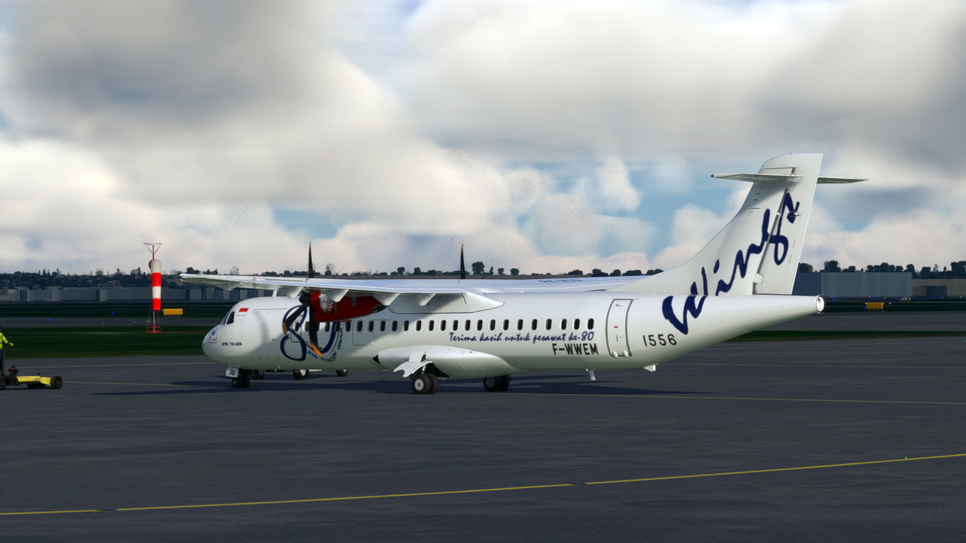 ATR 72-600 Wings Air "80th ATR" Special Livery PK-WJQ/F-WWEM | 8K for ...