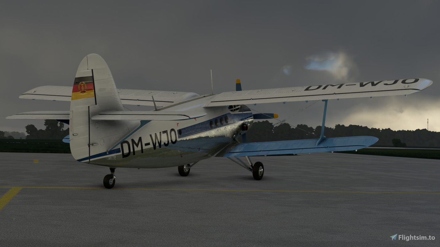 ATS Antonov AN-2T DM-WJO GDR "GST" ca. 1977 for Microsoft Flight ...
