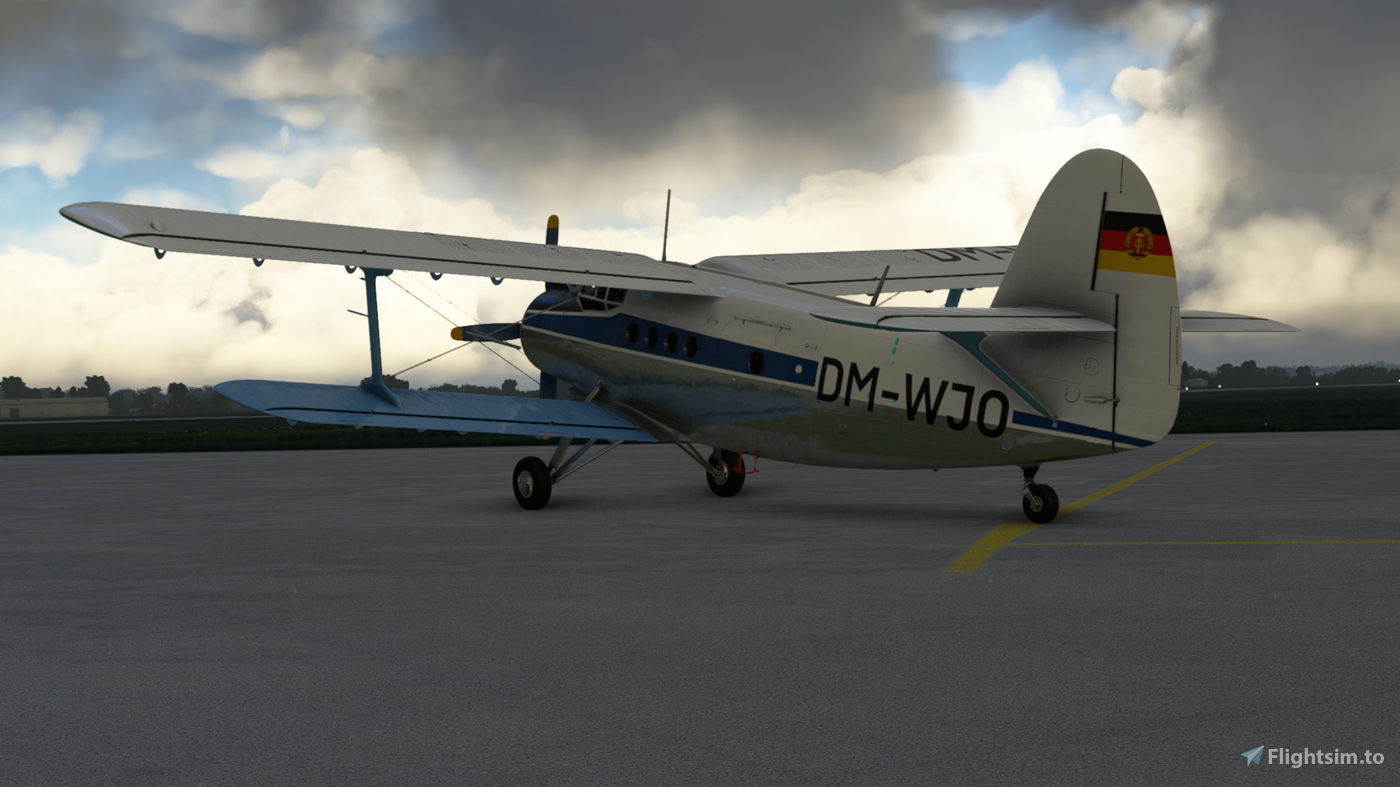 ATS Antonov AN-2T DM-WJO GDR "GST" ca. 1977 for Microsoft Flight ...