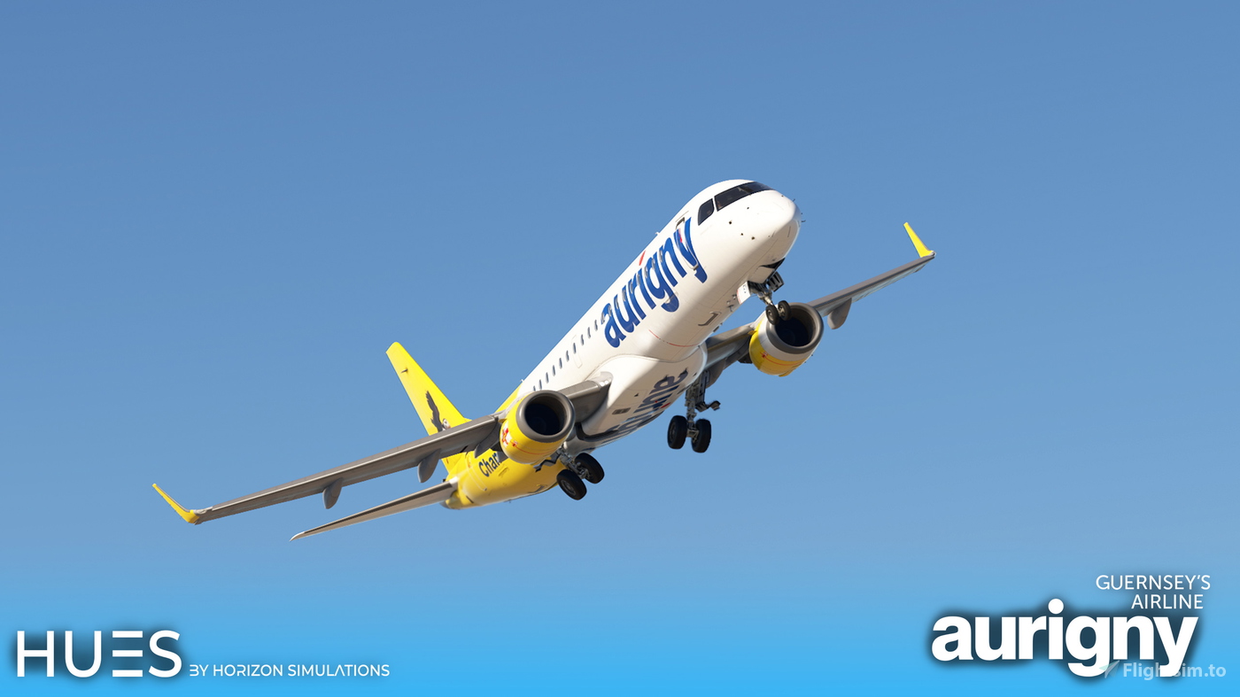 Aurigny G-NSEY | FSS E195 for Microsoft Flight Simulator | MSFS