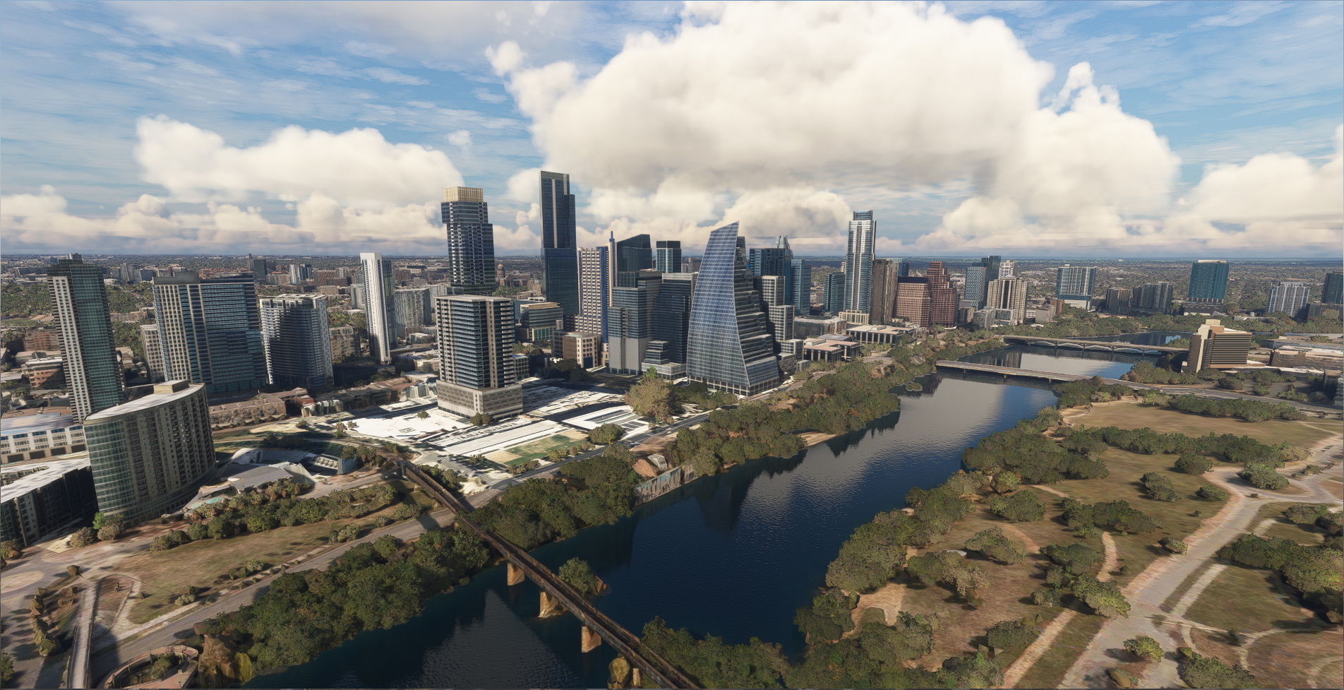 SamScene3D - Austin Modern City for Microsoft Flight Simulator | MSFS