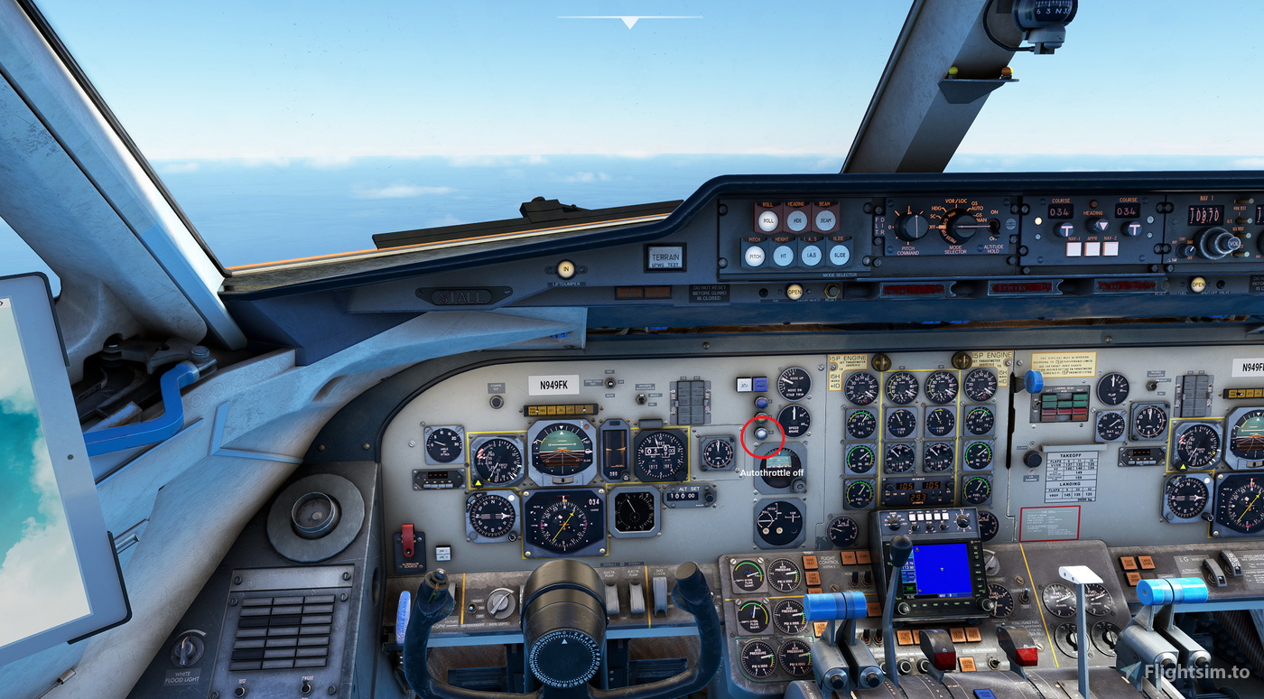 Autothrottle for JustFlight Fokker F28 Fellowship for Microsoft Flight ...